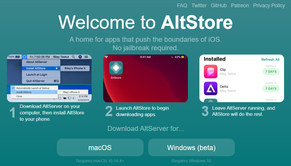 شرح طريقة تثبيت التستور AltStore لتثبيت التطبيقات IPA