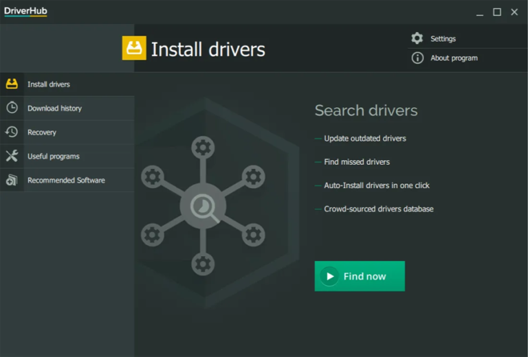 برنامج DriverHUB مجاني لتثبيت تعريفات الكمبيوتر لجميع الشركات