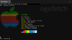 ماهو neofetch وكيفية تشغيله على الاجهزة وانظمة التشغيل